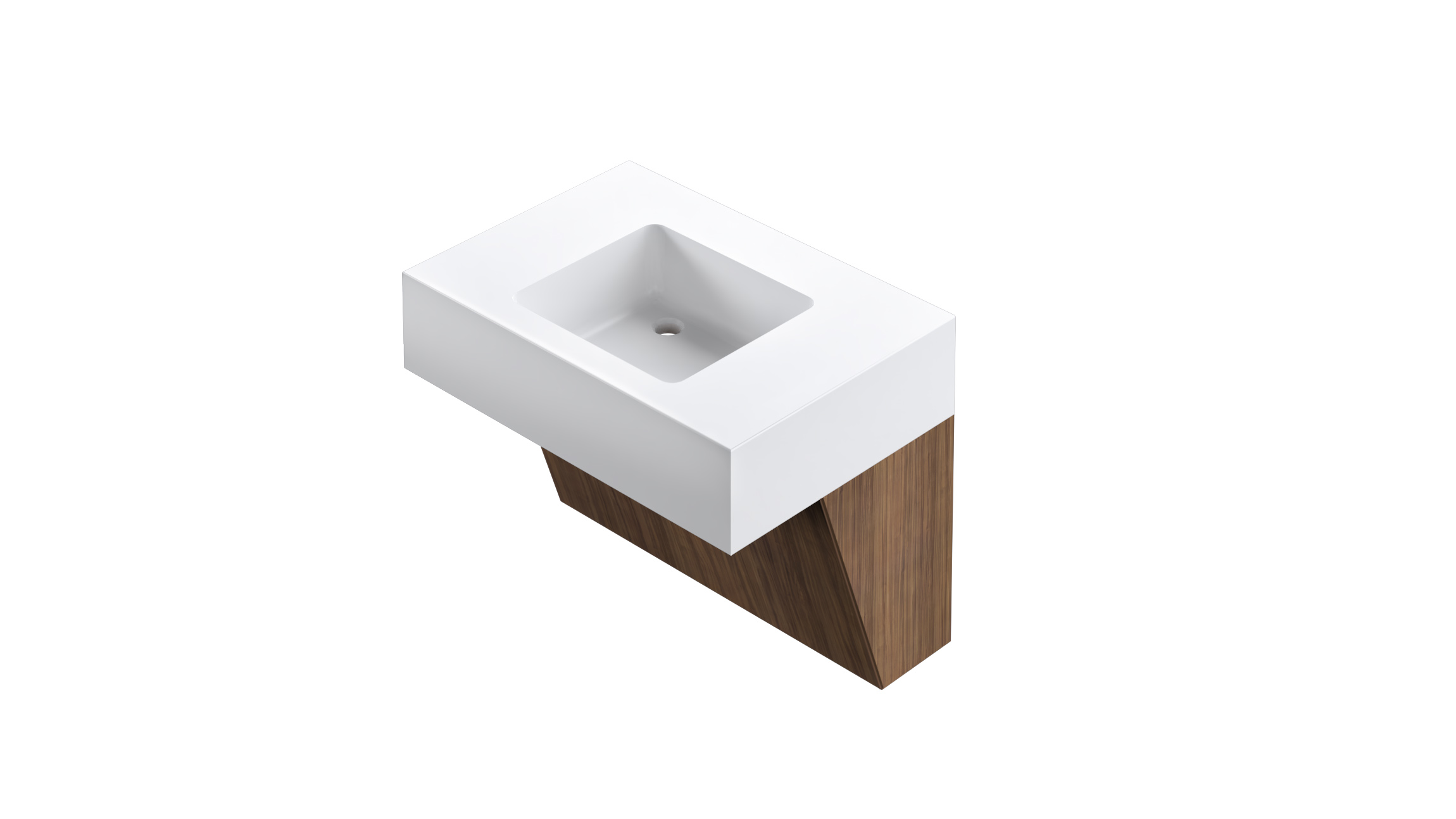 Cubica Hybrid Sink Module - Futrus® Solid Surface Solutions