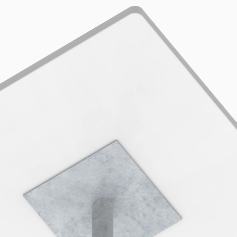 Round Smaart+ Table with Disk Base - Futrus® Solid Surface Solutions