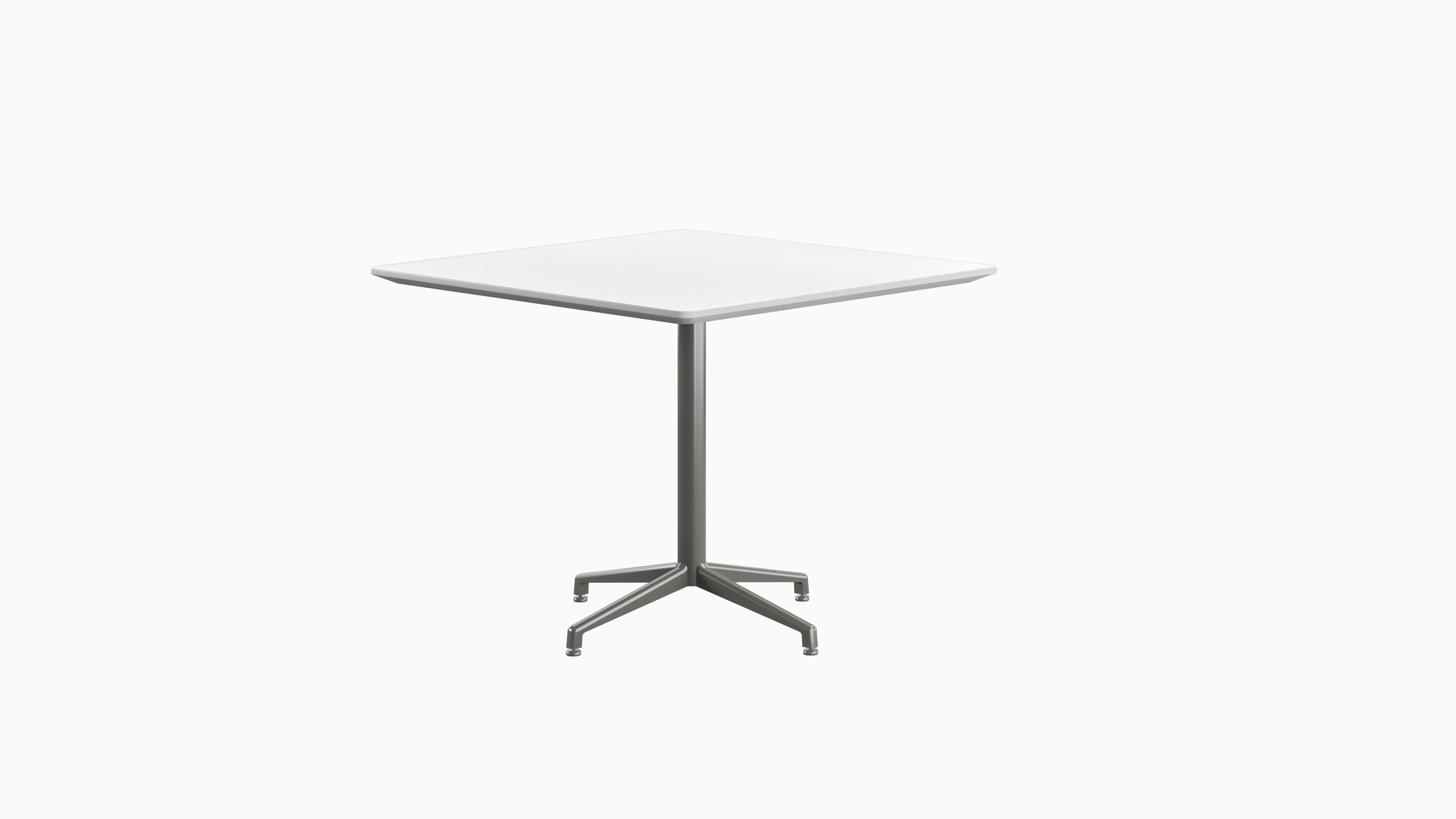 Square Smaart Table with X-Base - Futrus® Solid Surface Solutions