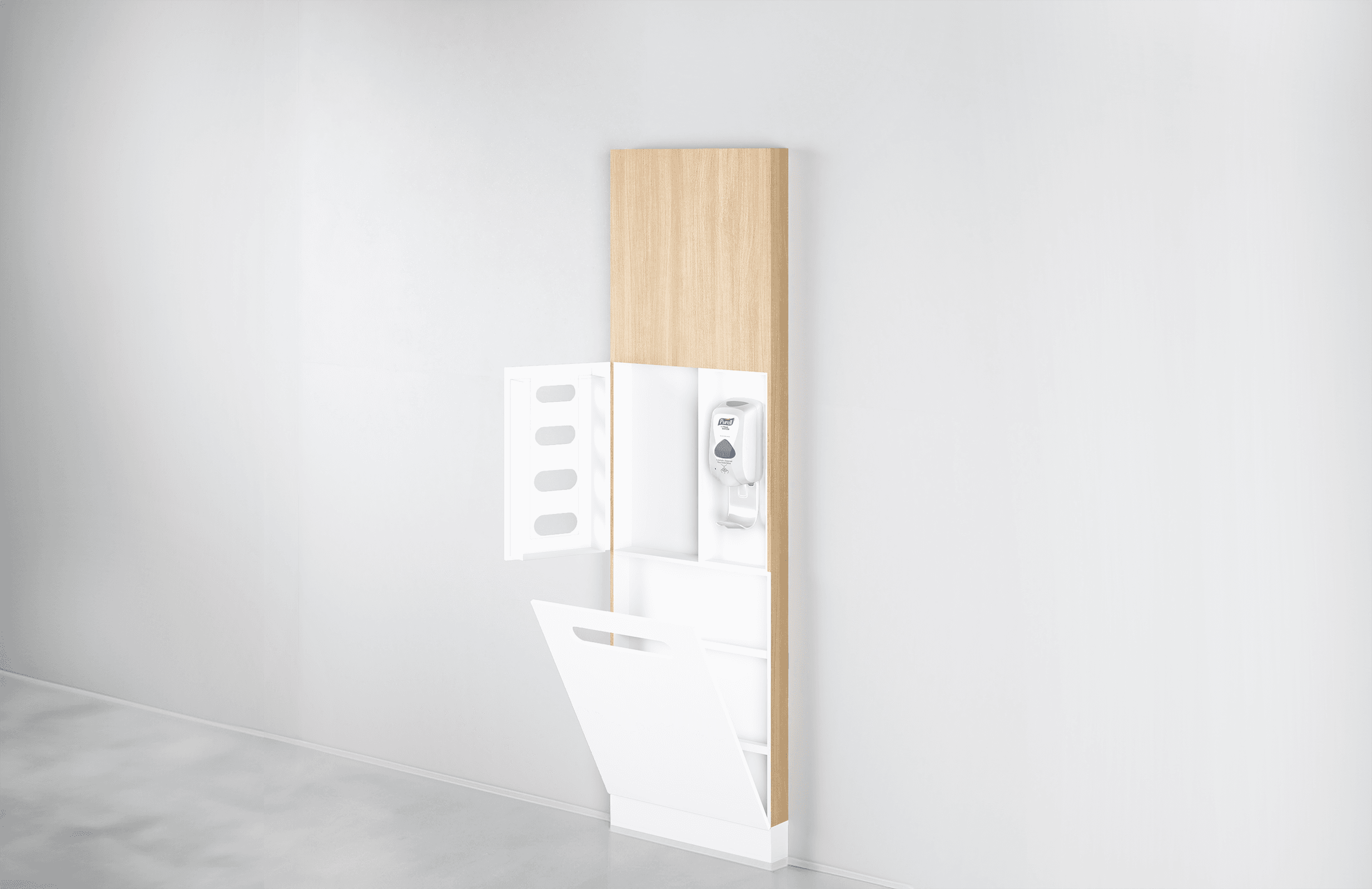 Protekz PPE Cabinet - Futrus® Solid Surface Solutions