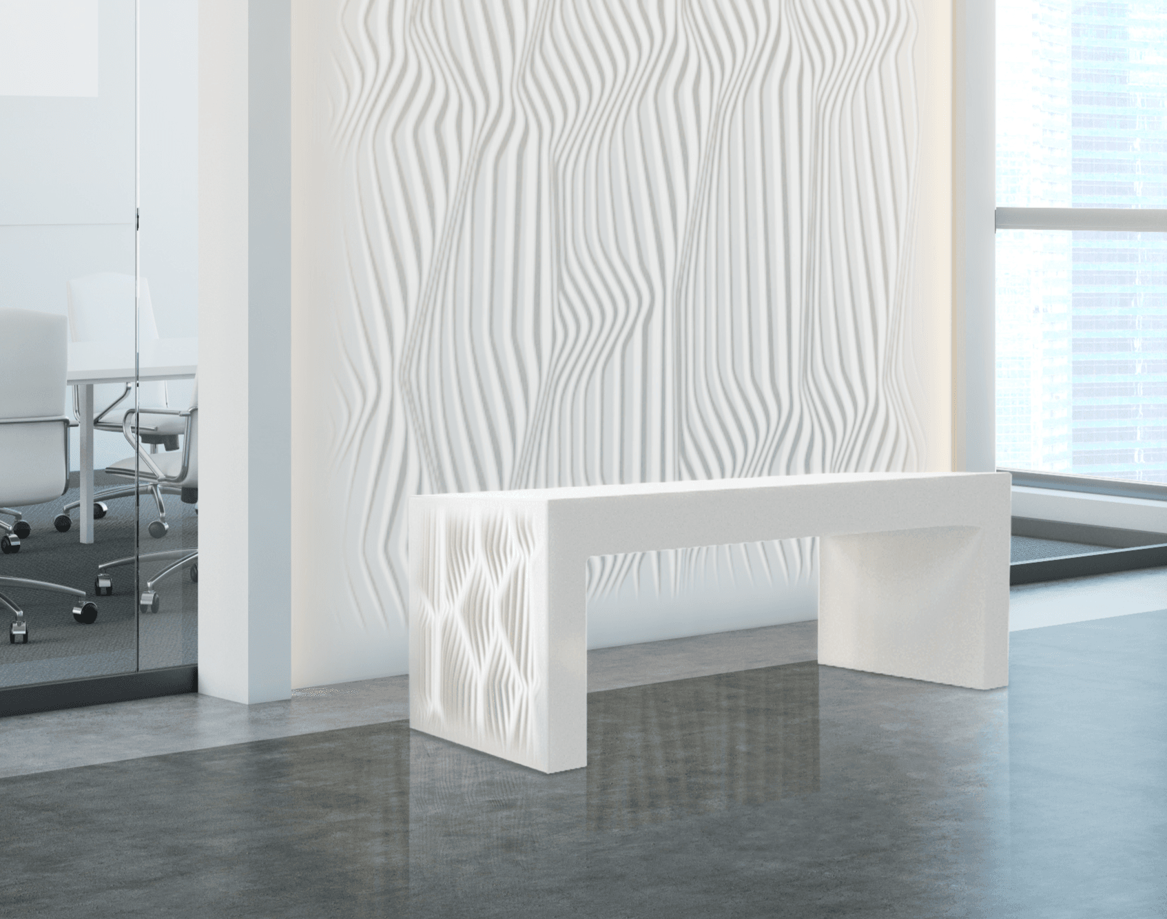 Futrus®X Mario Romano Walls - Adaptz Benches - Futrus® Solid Surface ...