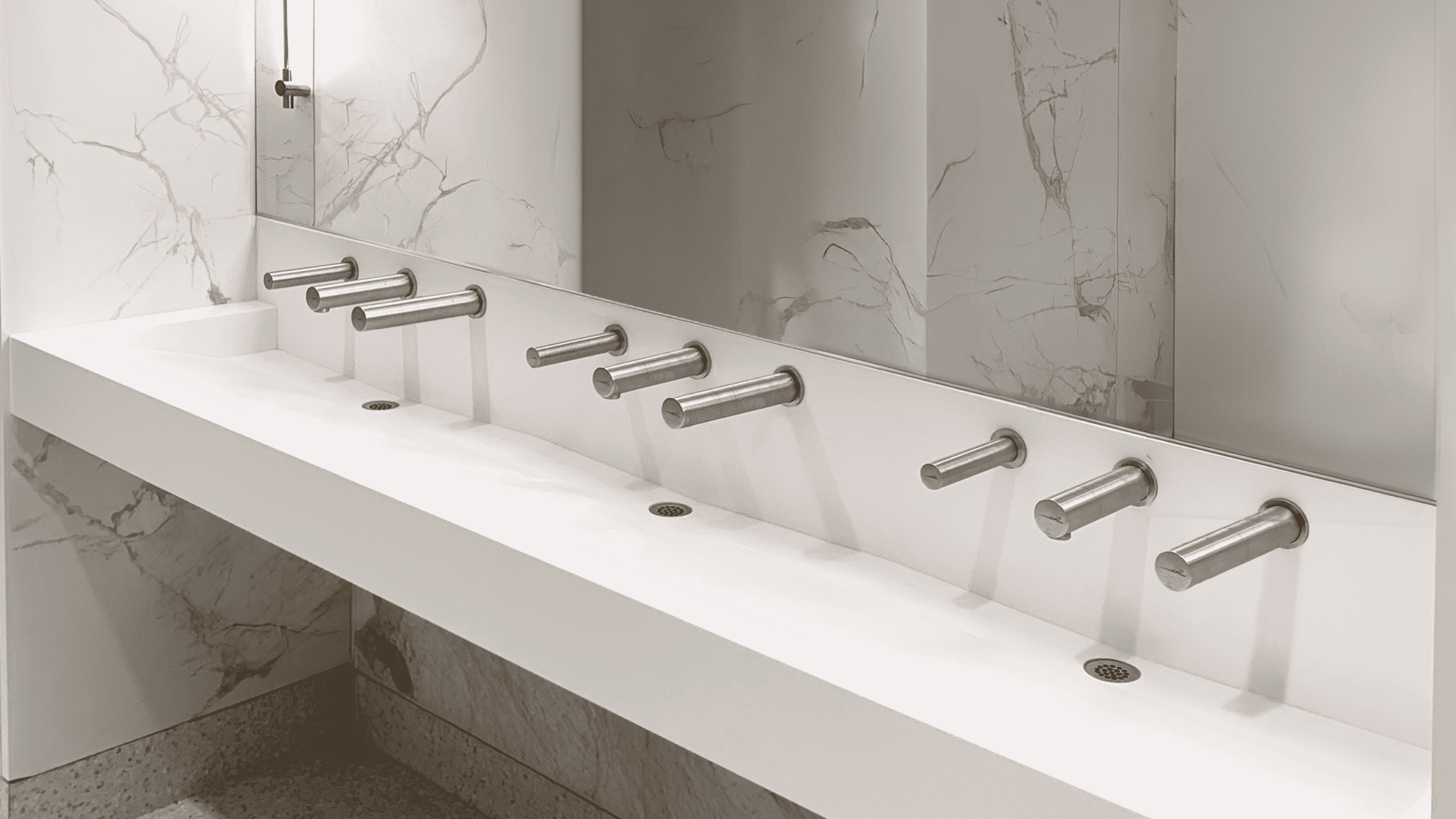 SkyDEK Corian Trough Sink - Futrus® Solid Surface Solutions