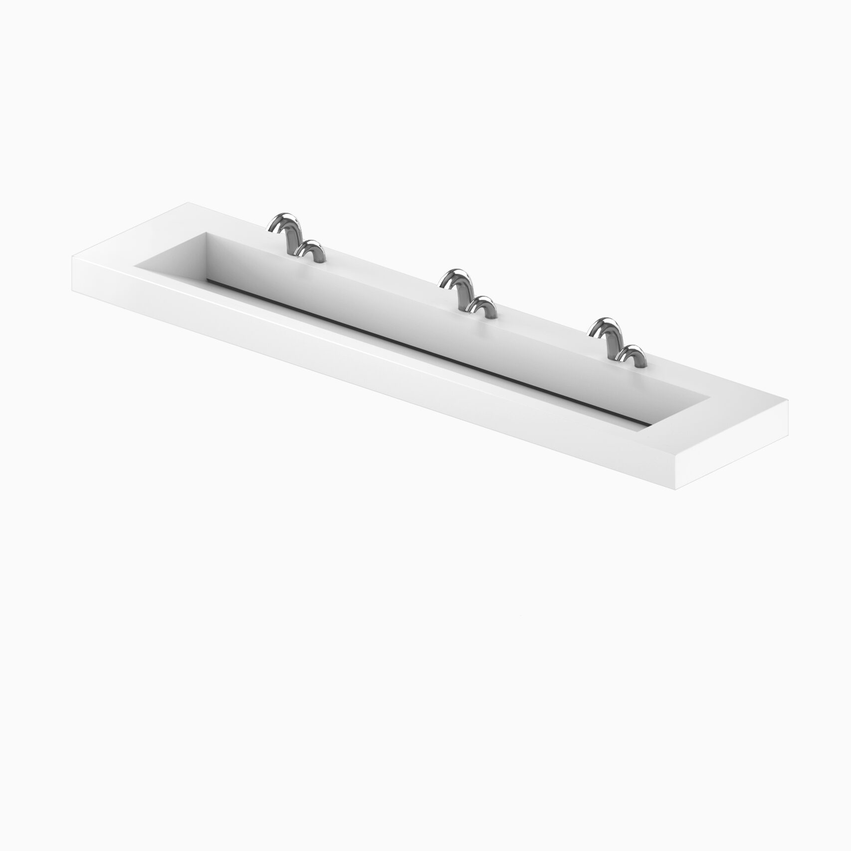 AquaLINE Trough Sink - Futrus® Solid Surface Solutions