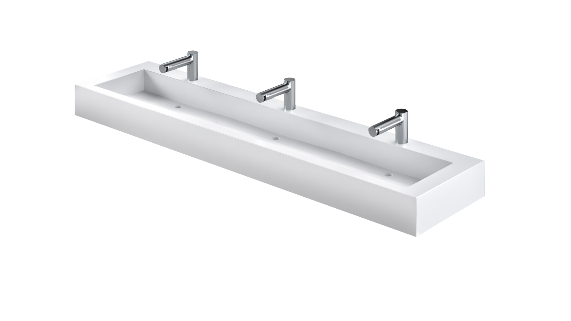 AquaDRI Trough Sink - Futrus® Solid Surface Solutions